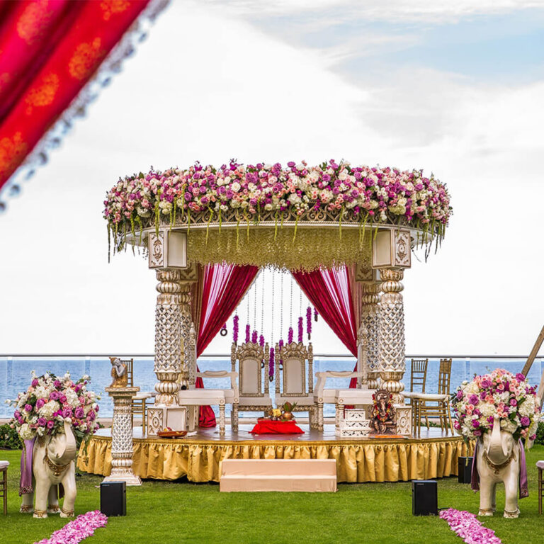 Traditional Indian Wedding Fiber Mandap - Decor Props